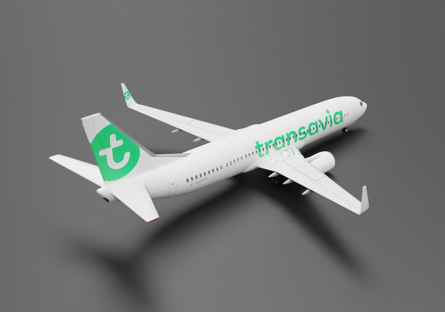 Boeing 737-800 Transavia 3D model | CGTrader