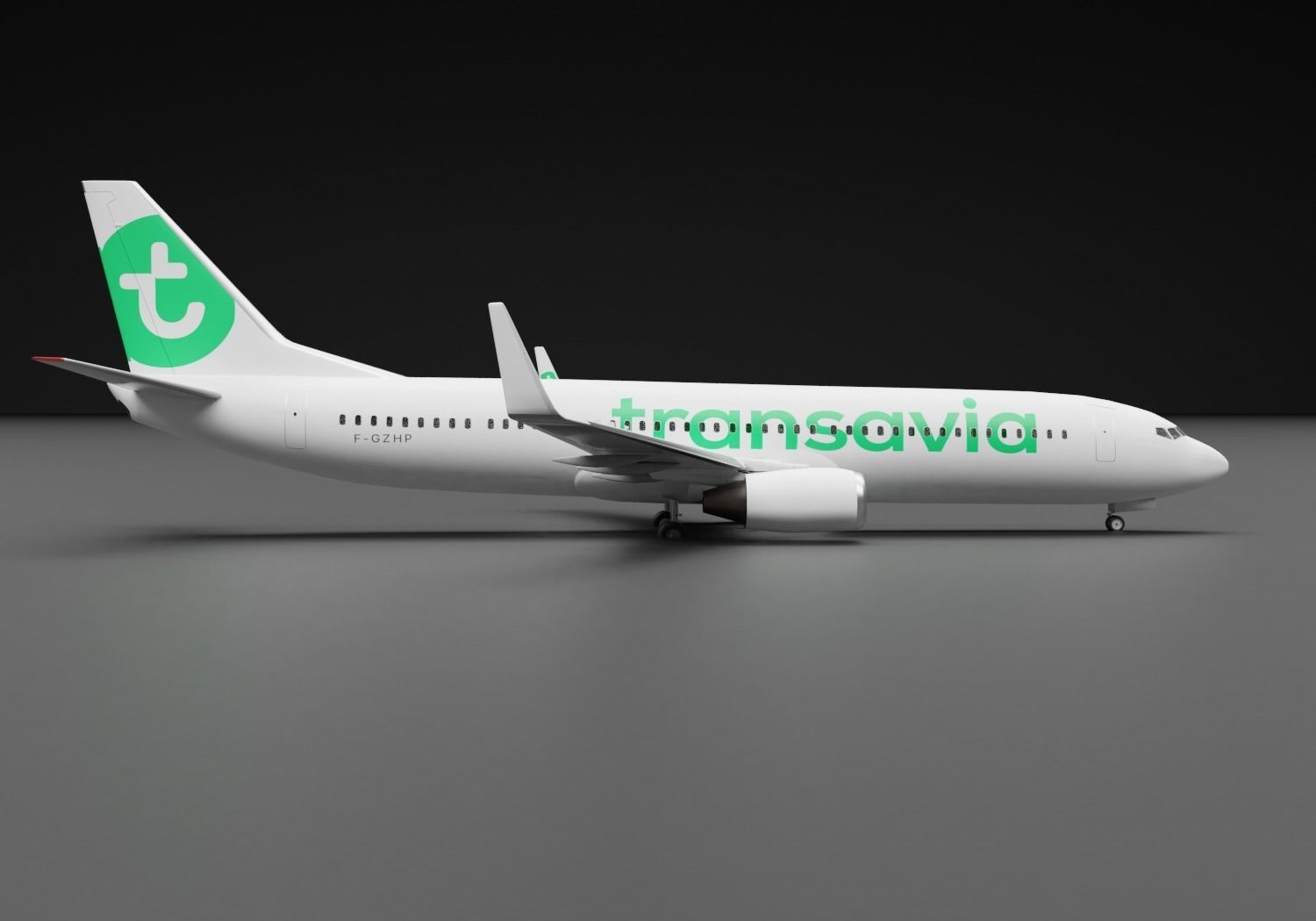 Boeing 737-800 Transavia 3D model | CGTrader