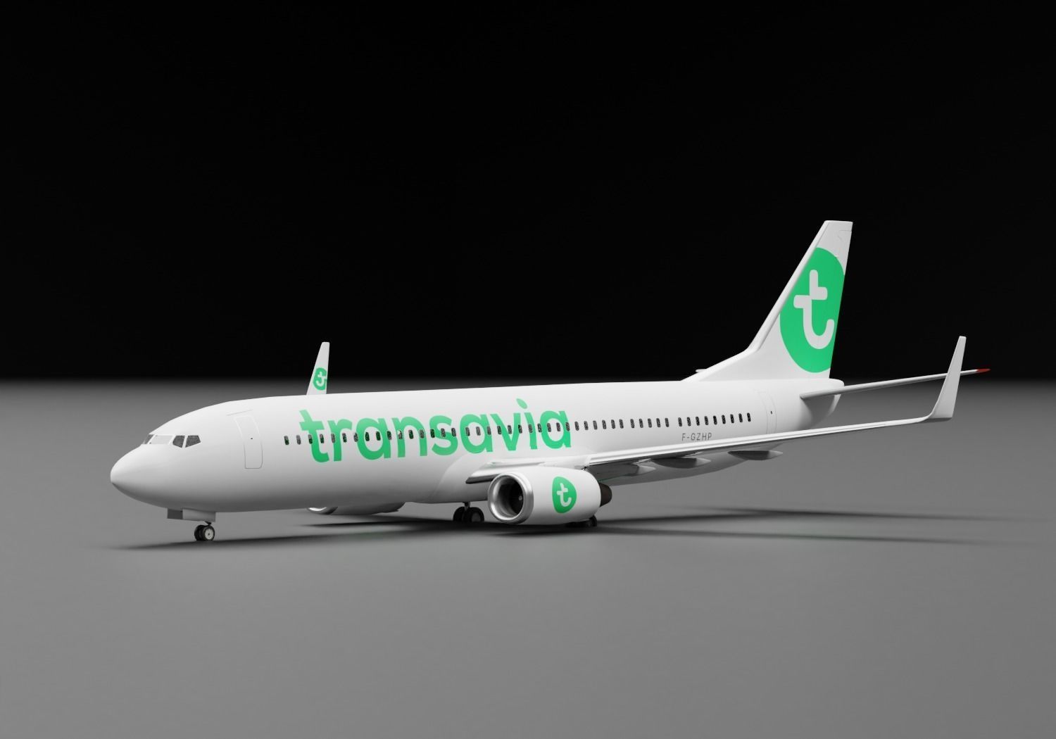 Boeing 737-800 Transavia 3D model | CGTrader