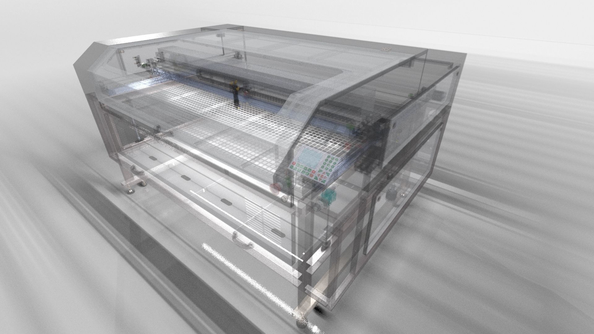 Laser machine CO2 3D model | CGTrader