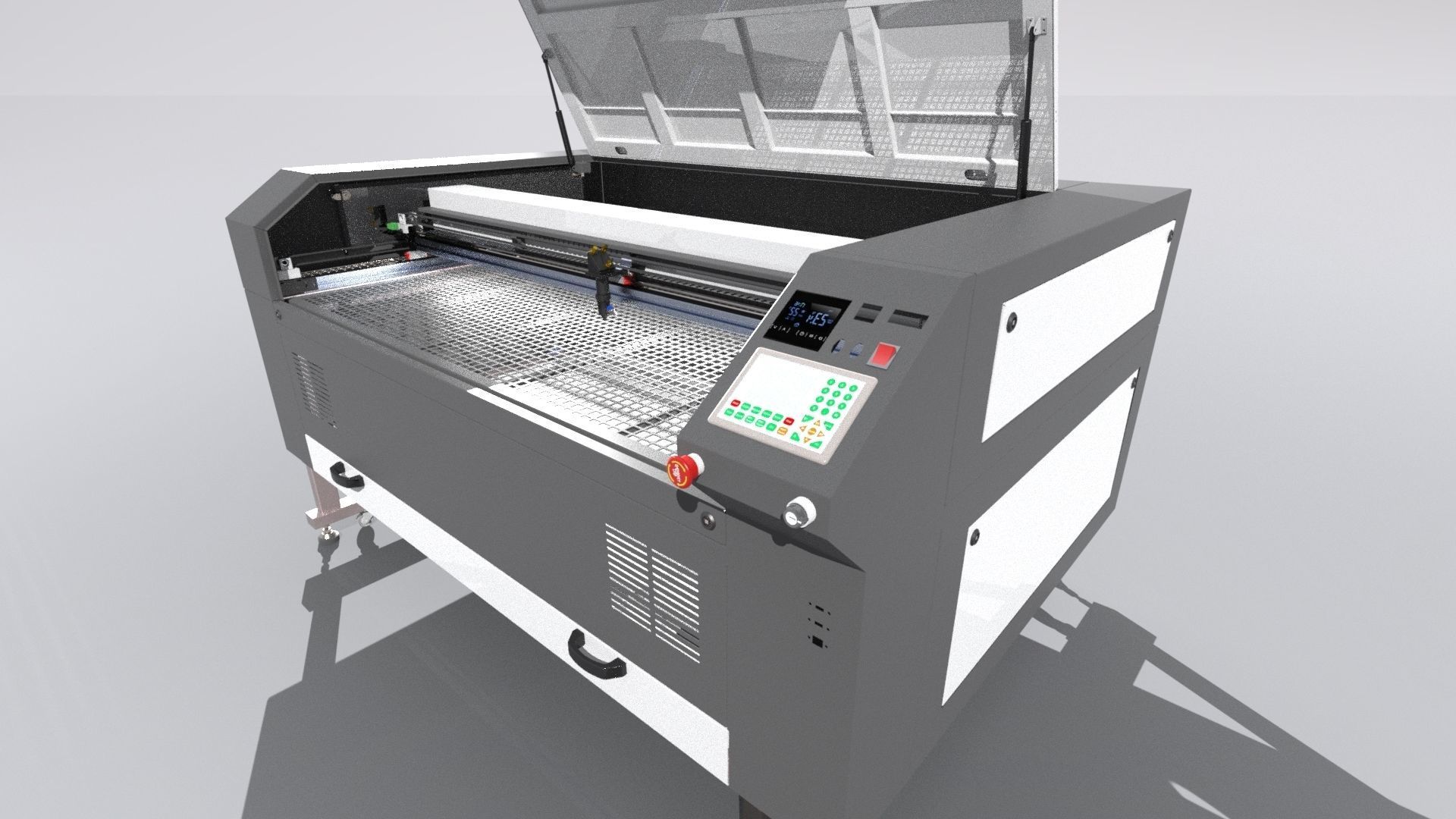 Laser machine CO2 3D model | CGTrader