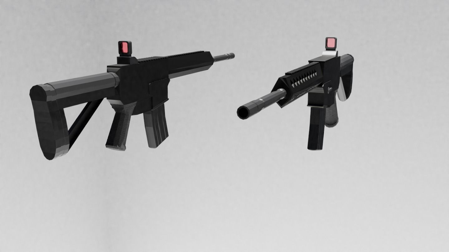 3D model AR15 Gun Model VR / AR / low-poly | CGTrader
