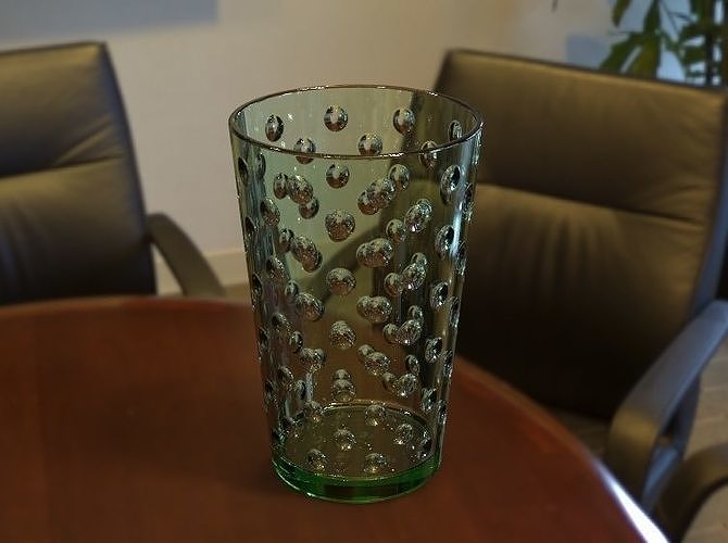 Bubble Protruded Glass 3D model 3D printable | CGTrader