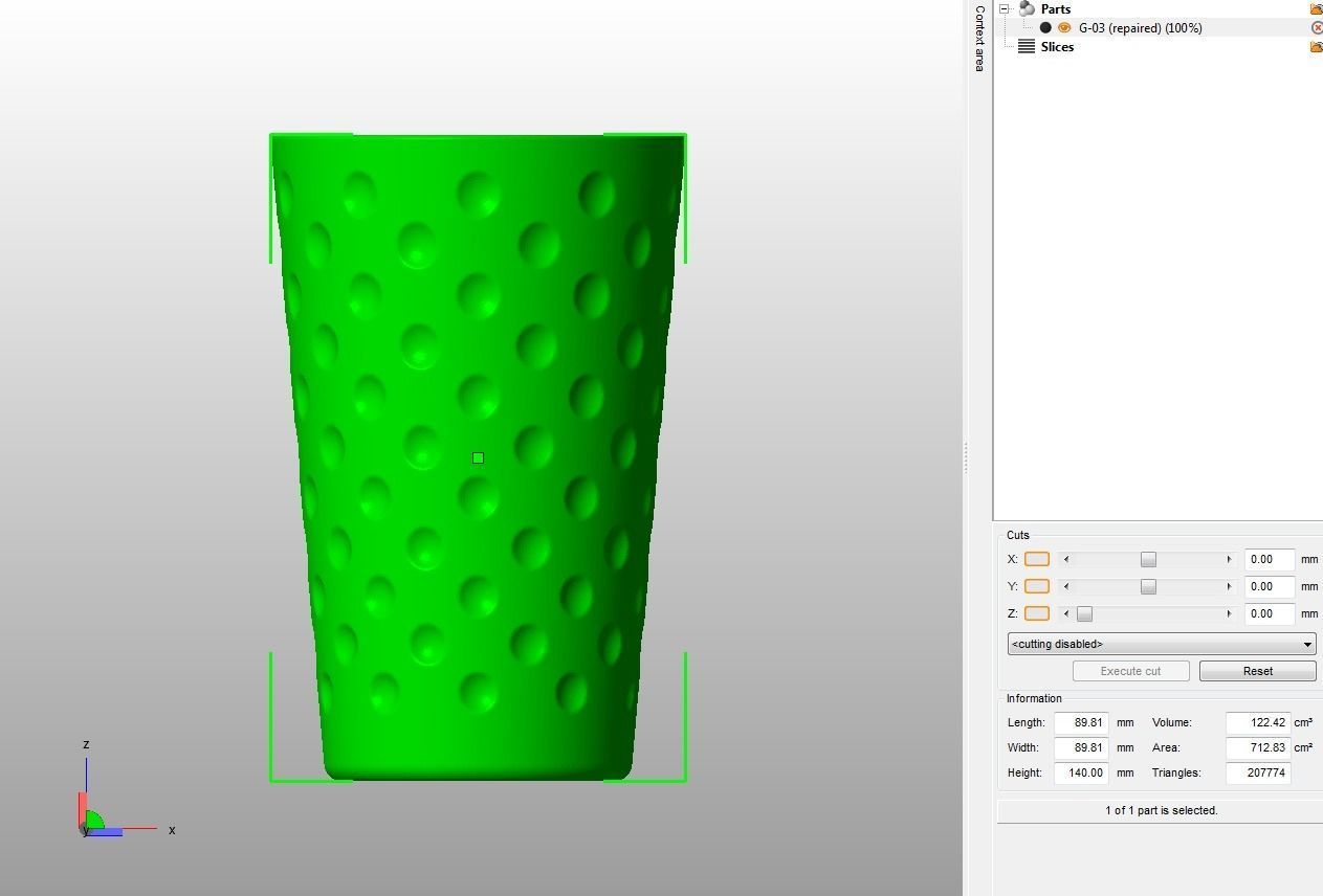 Bubble Protruded Glass 3D model 3D printable | CGTrader