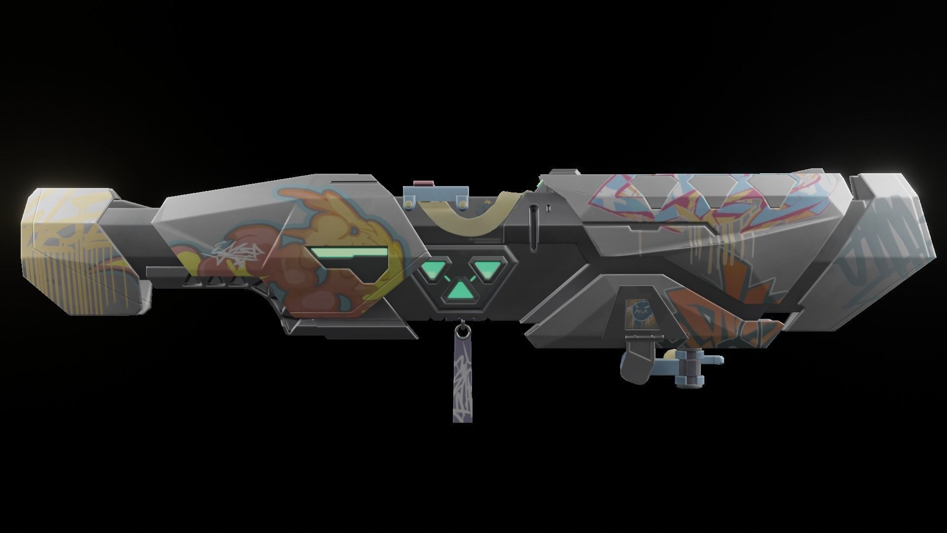 3D model Raze RPG - Rigged VR / AR / low-poly rigged | CGTrader