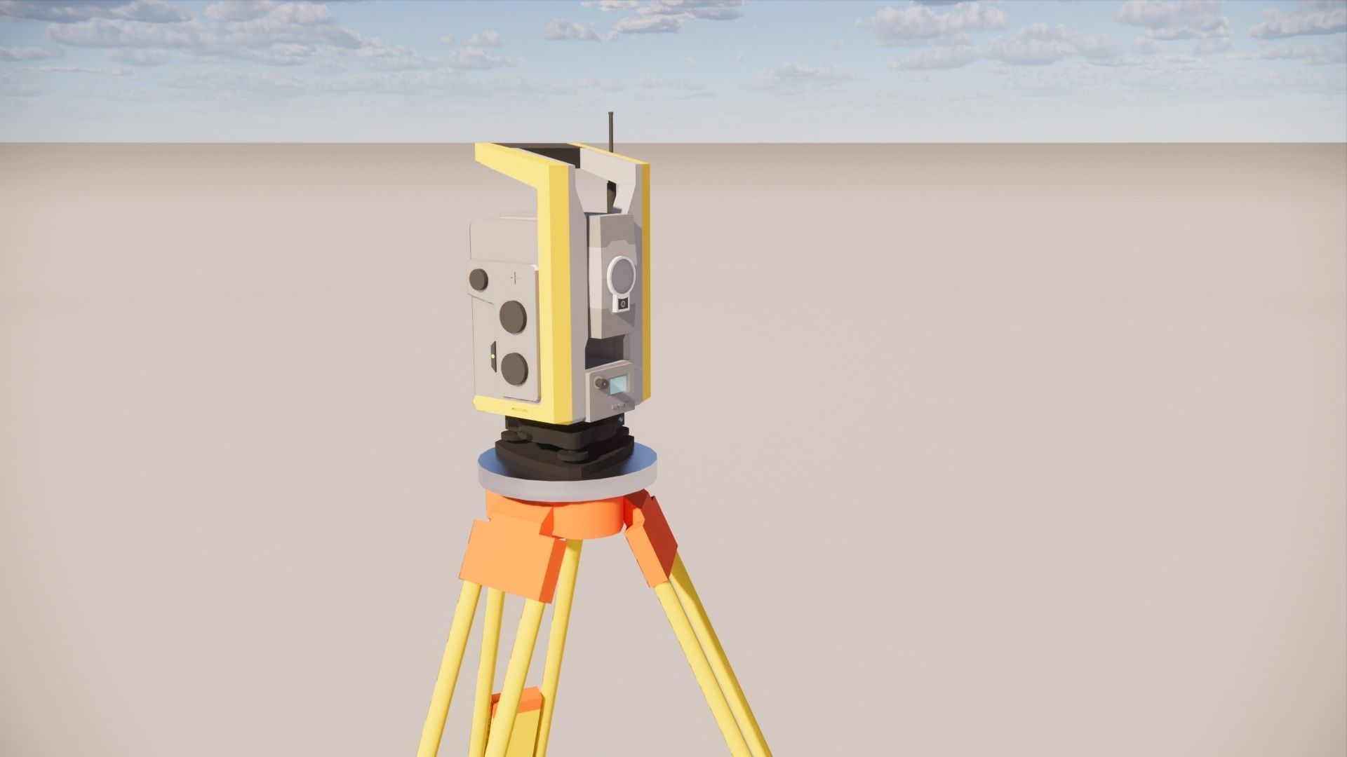 total station 3D model 3D printable | CGTrader