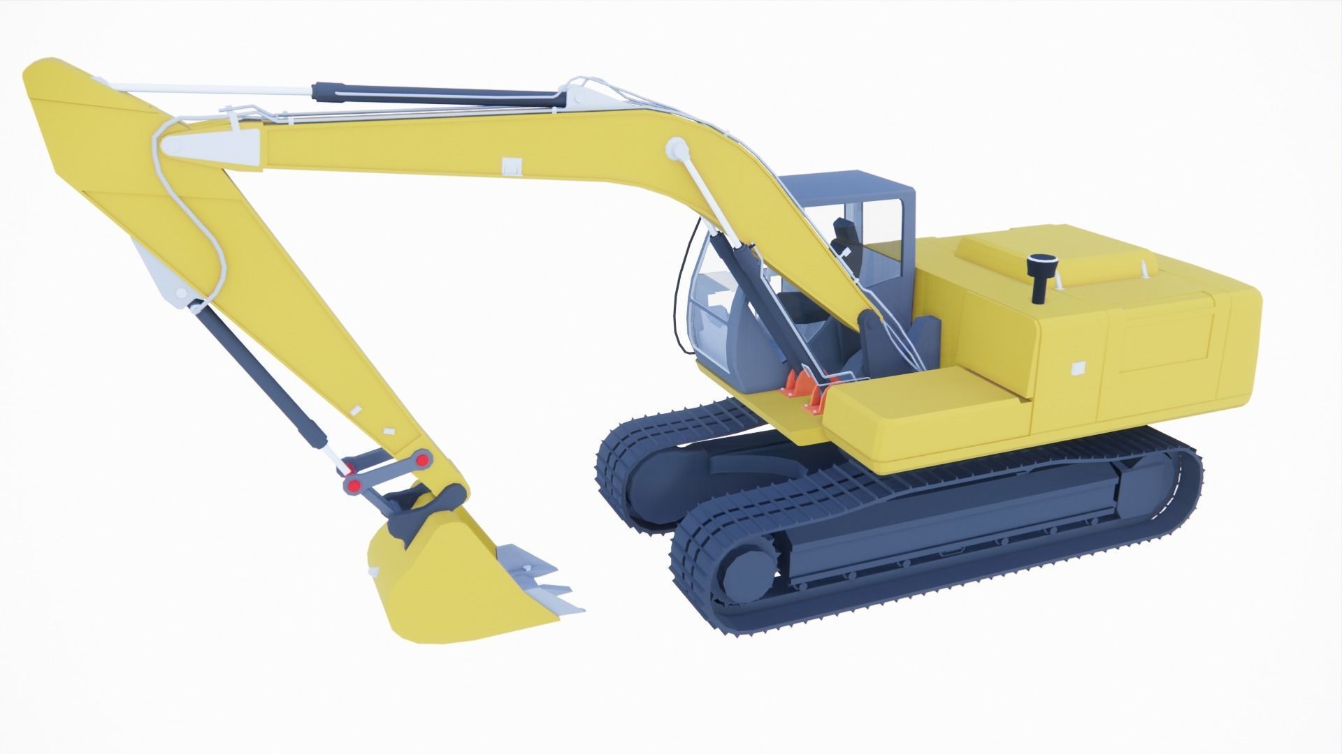 large excavator 3D model 3D printable | CGTrader