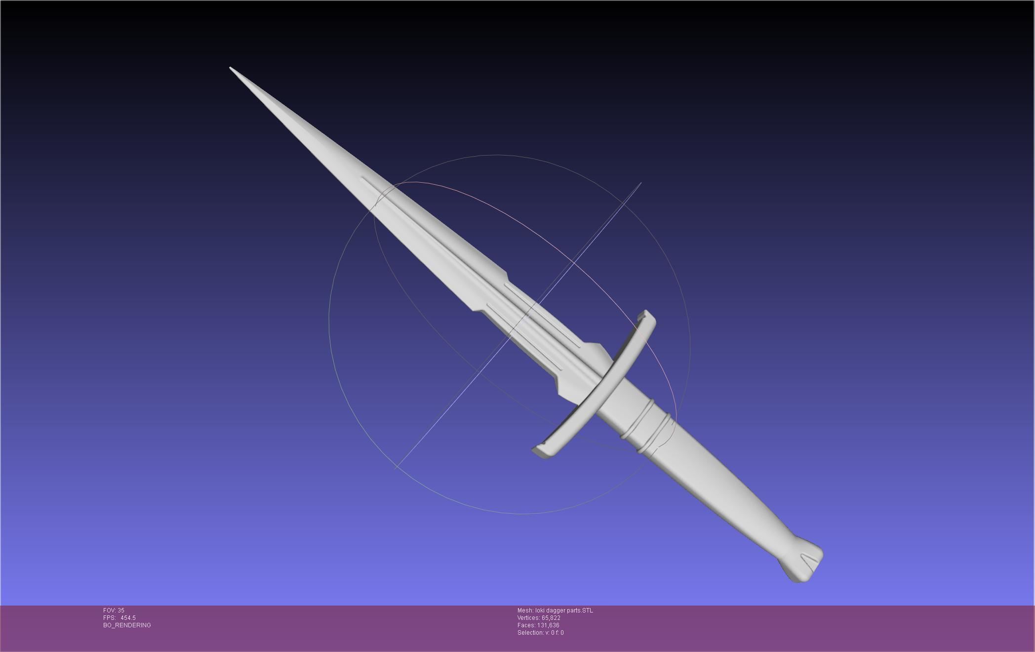 Marvel Loki Dagger Printable Model 3D model 3D printable | CGTrader