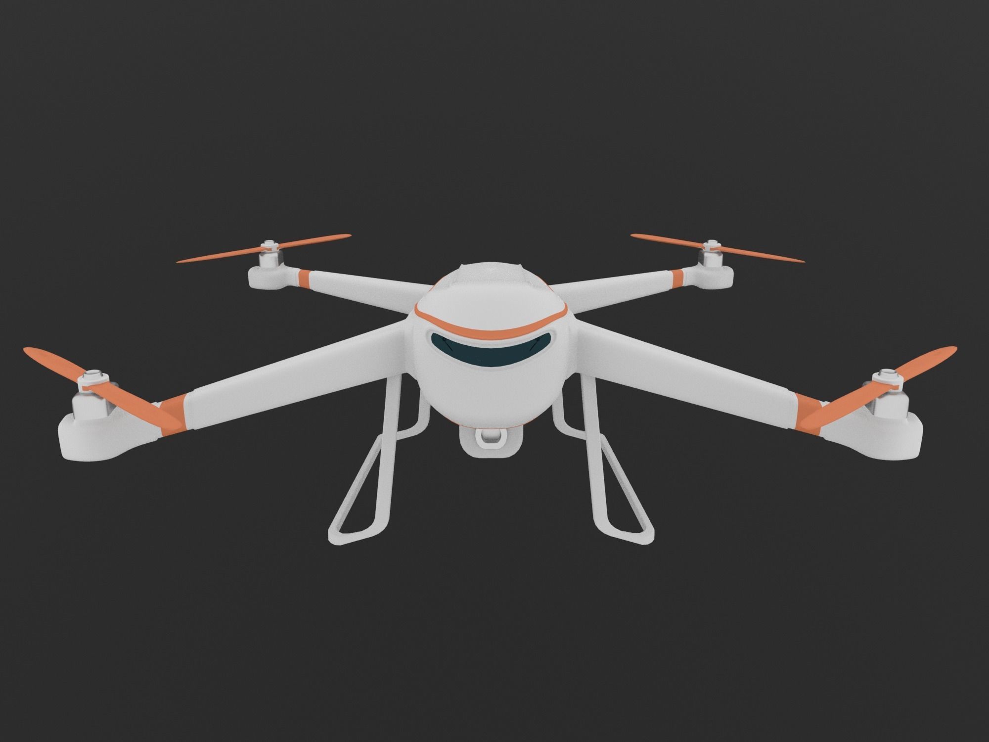 3D model Flycam Drone VR / AR / low-poly | CGTrader