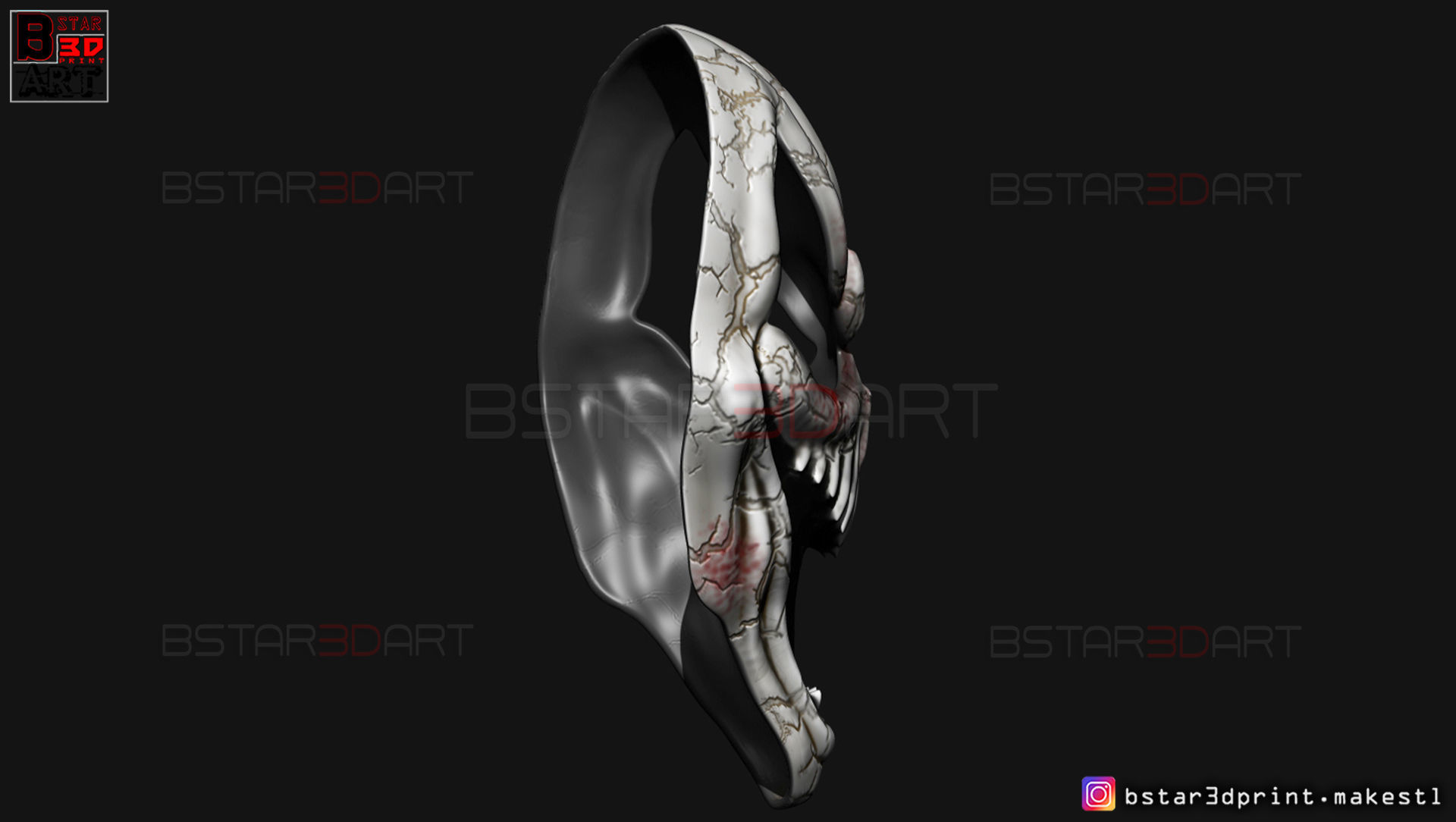 The Viper Ghost Face Mask - Dead by Daylight 3D model 3D printable ...