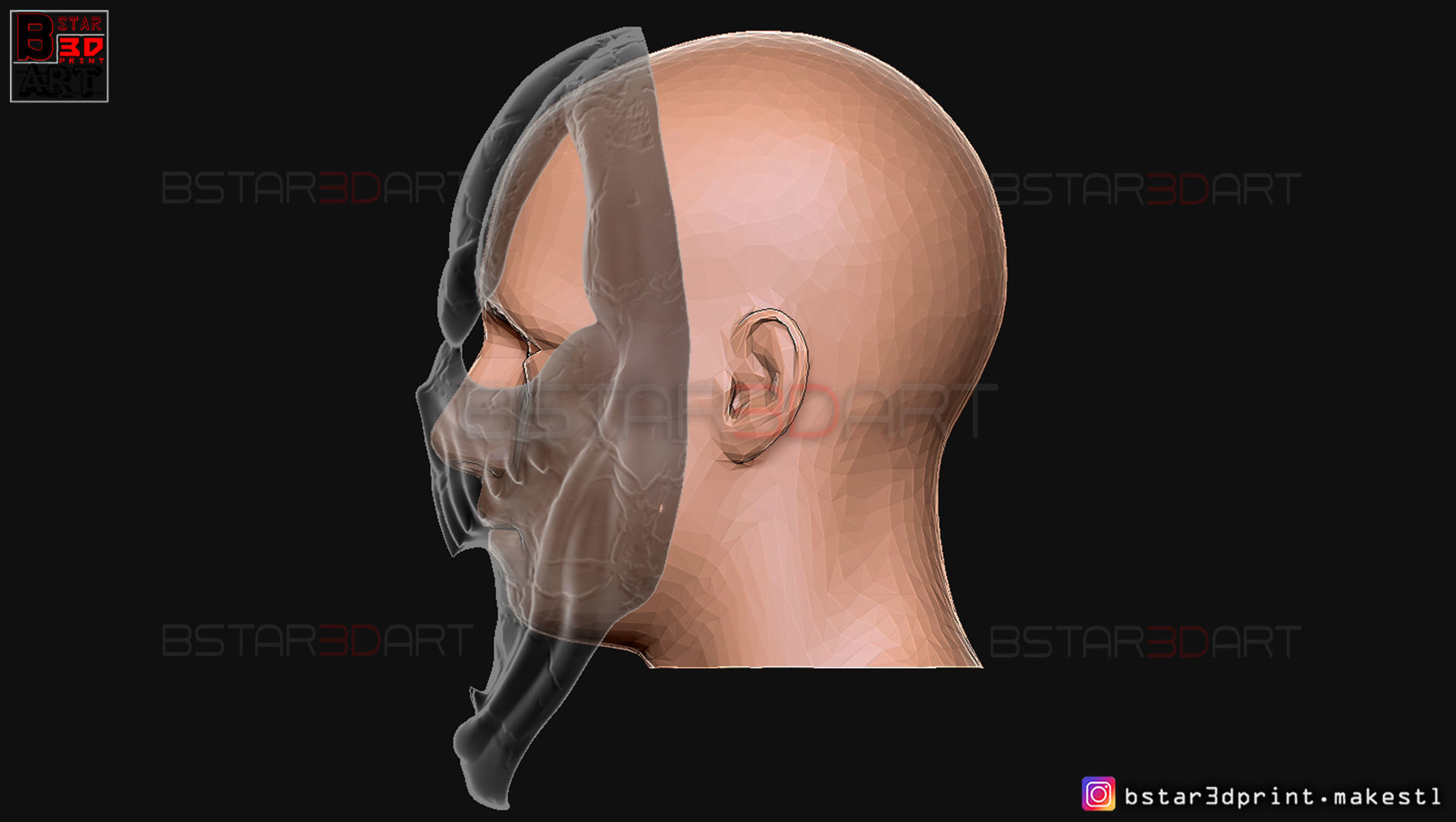 The Viper Ghost Face Mask - Dead by Daylight 3D model 3D printable ...