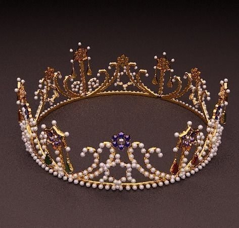 female crown 3D model 3D printable | CGTrader