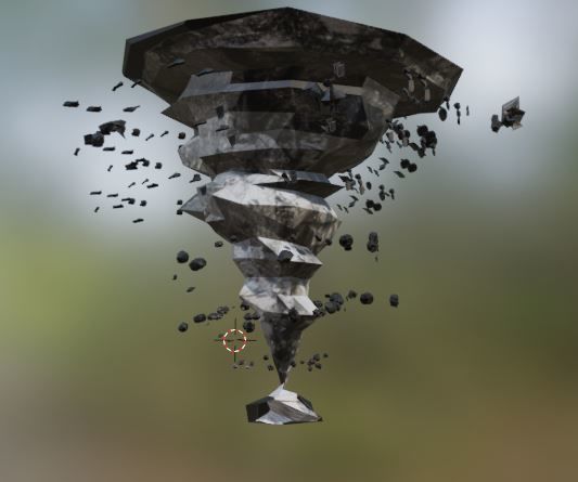 3D model ANIMATED TORNADO VR / AR / low-poly | CGTrader