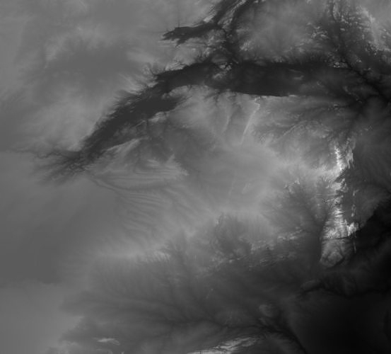 Zimbabwe High resolution 14k displacement heightmap and geometry ...