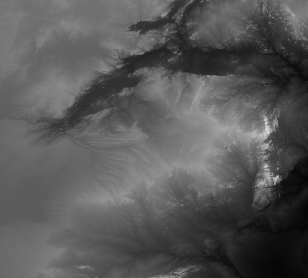 Zimbabwe High resolution 14k displacement heightmap and geometry ...