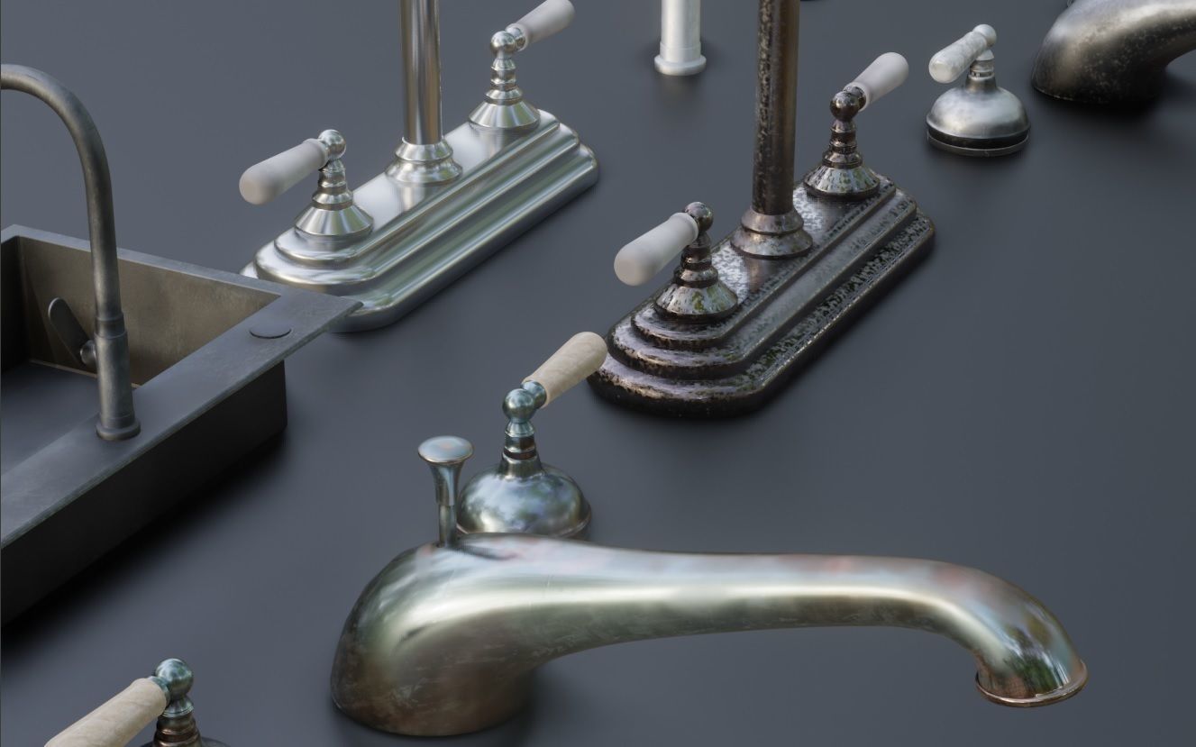 Faucet 3D Model Collection 3D model | CGTrader
