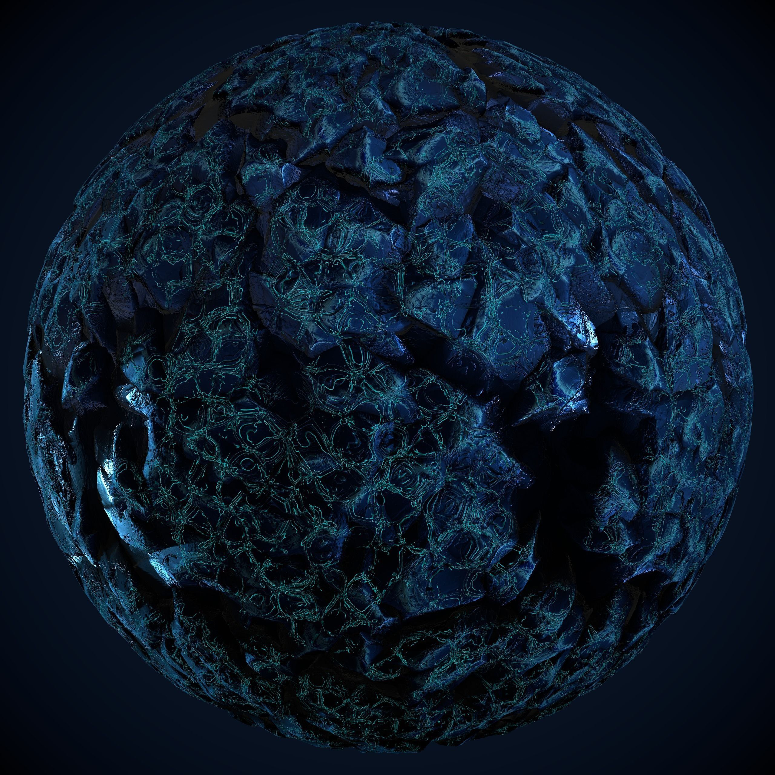 Texture Blue Crystal PBR Texture Material 4k VR / AR / low-poly | CGTrader