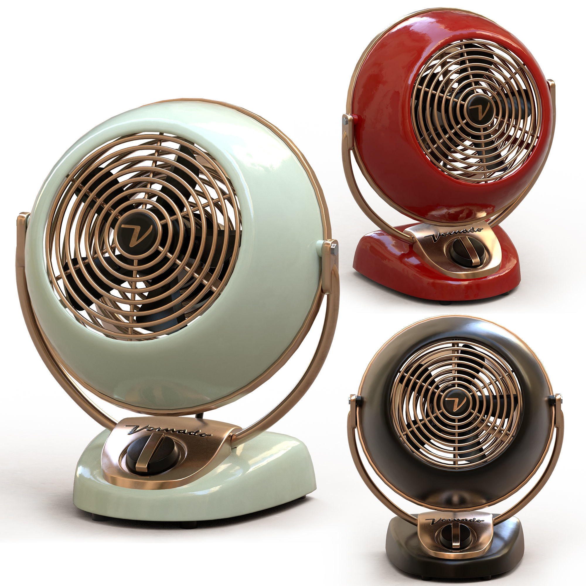 High quality fans collection-001 3D model | CGTrader