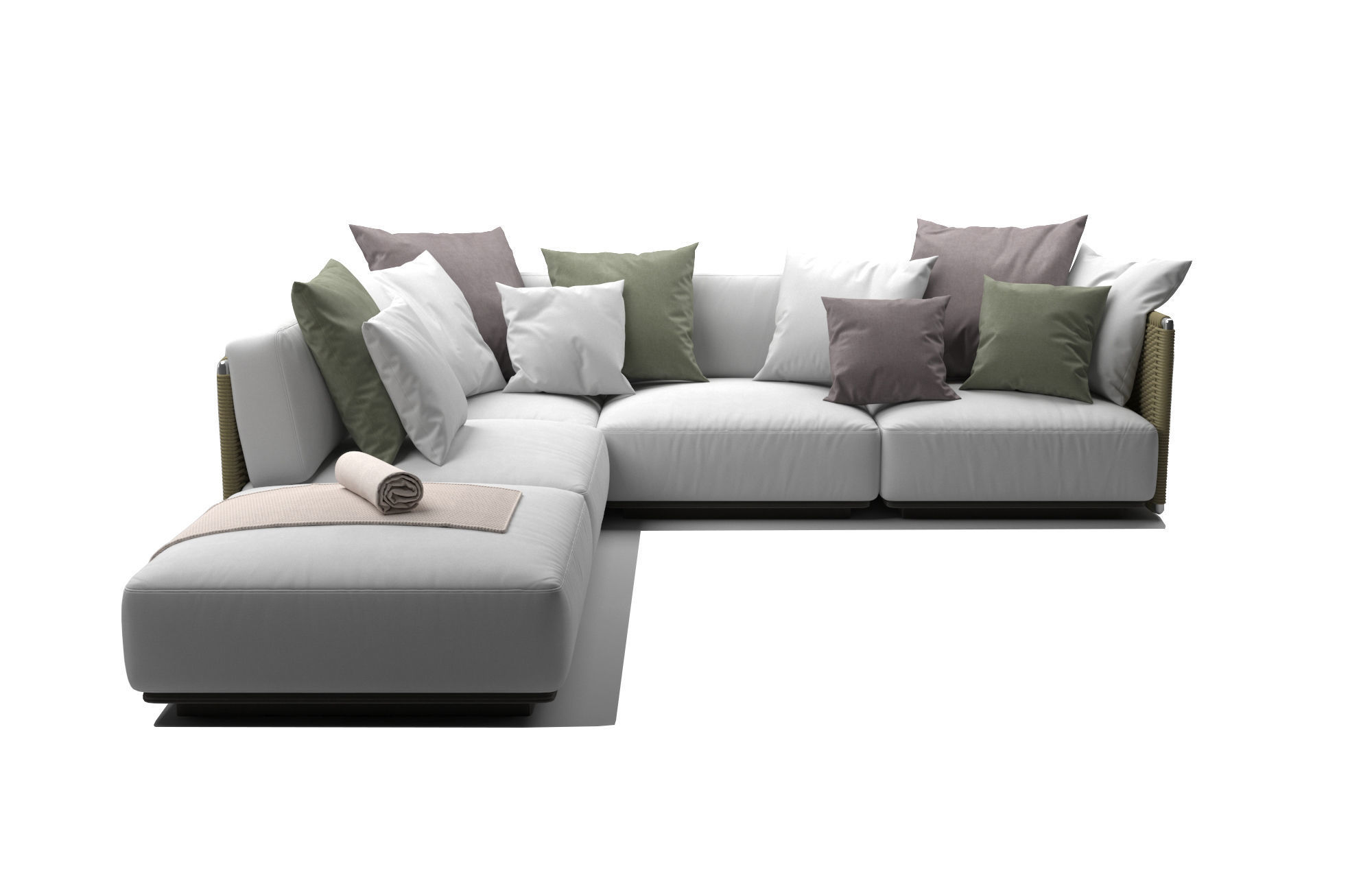 Flexform Eddy OUTDOOR II sofa 3D model | CGTrader