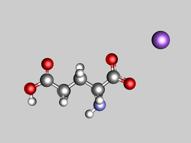 Monosodium glutamate molecule 3D model | CGTrader