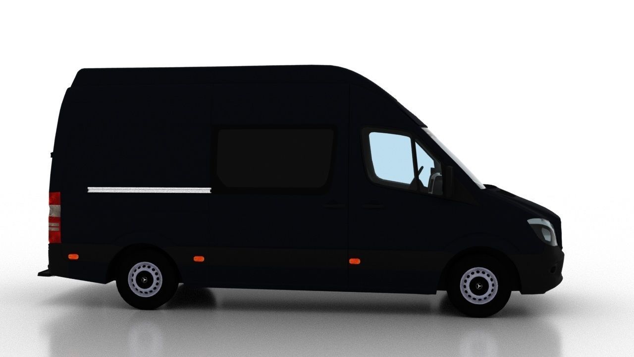 Mercedes Benz Sprinter L2H3 2015 Crew Van EU 3D model | CGTrader