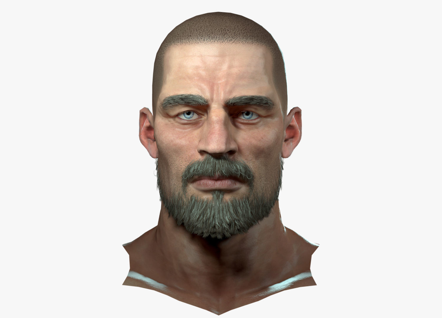 3D model Realistic model of male head Jake VR / AR / low-poly | CGTrader