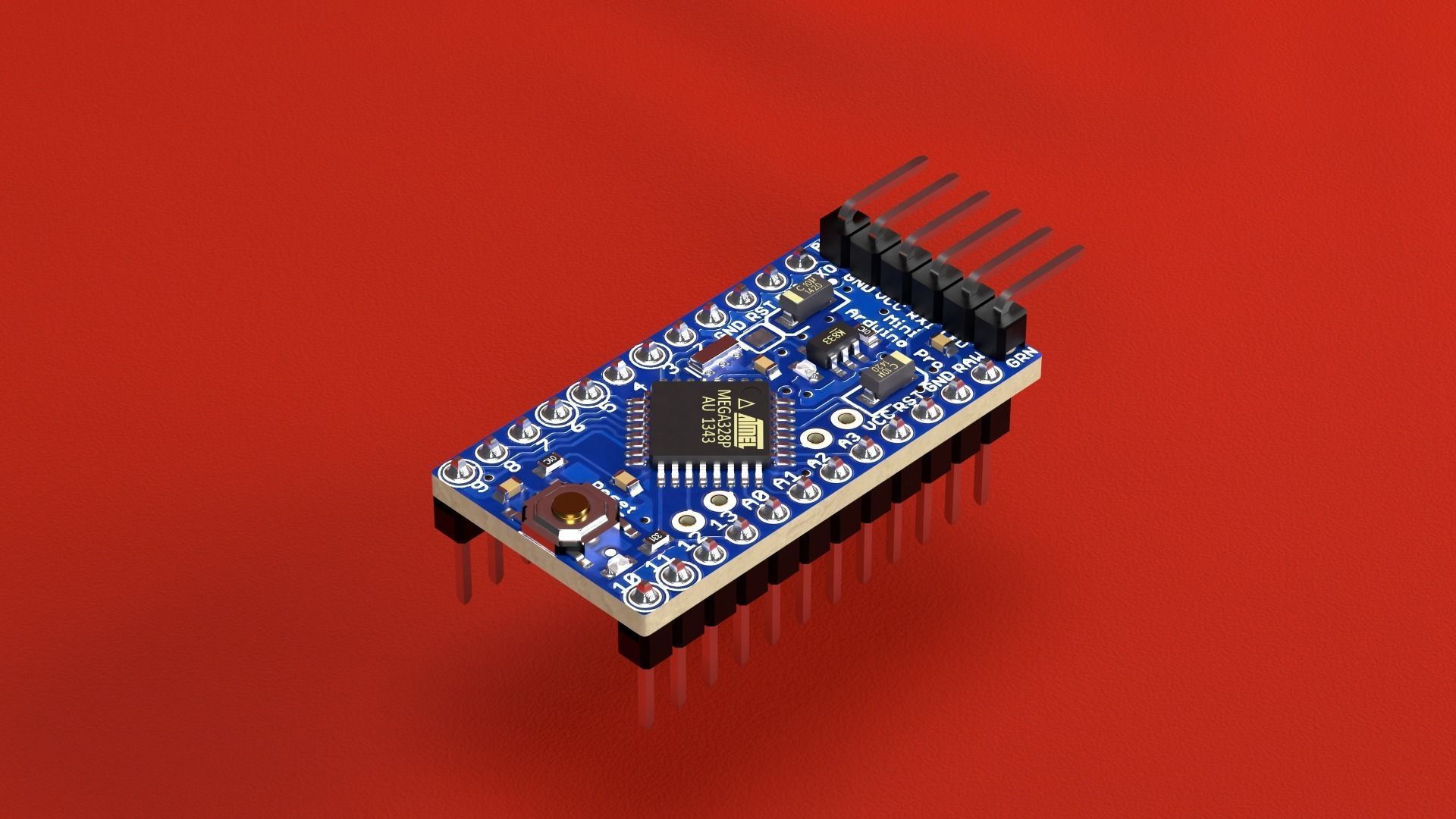Arduino Pro Mini 3d Model Cgtrader