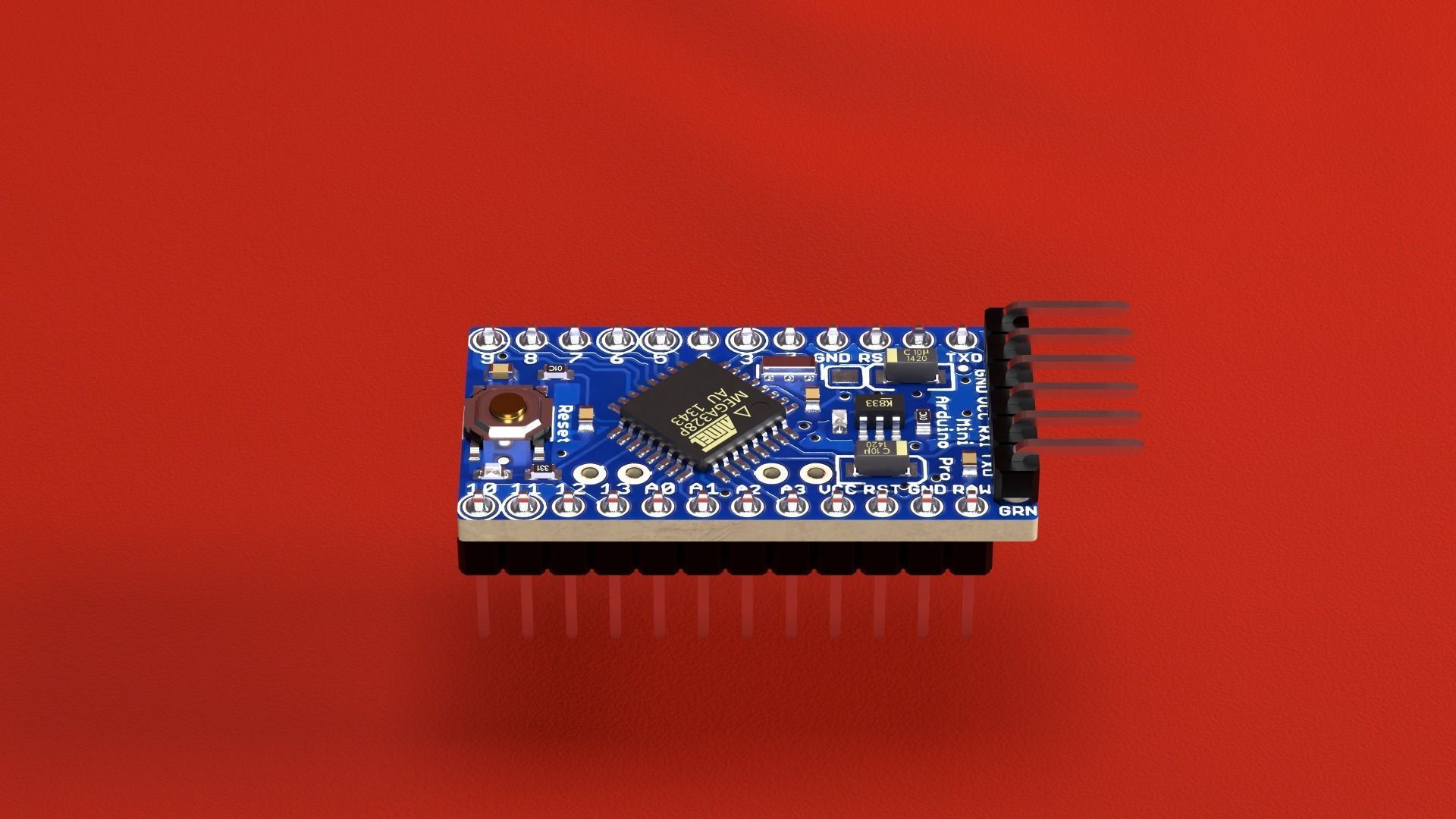 Arduino Pro Mini 3D model | CGTrader