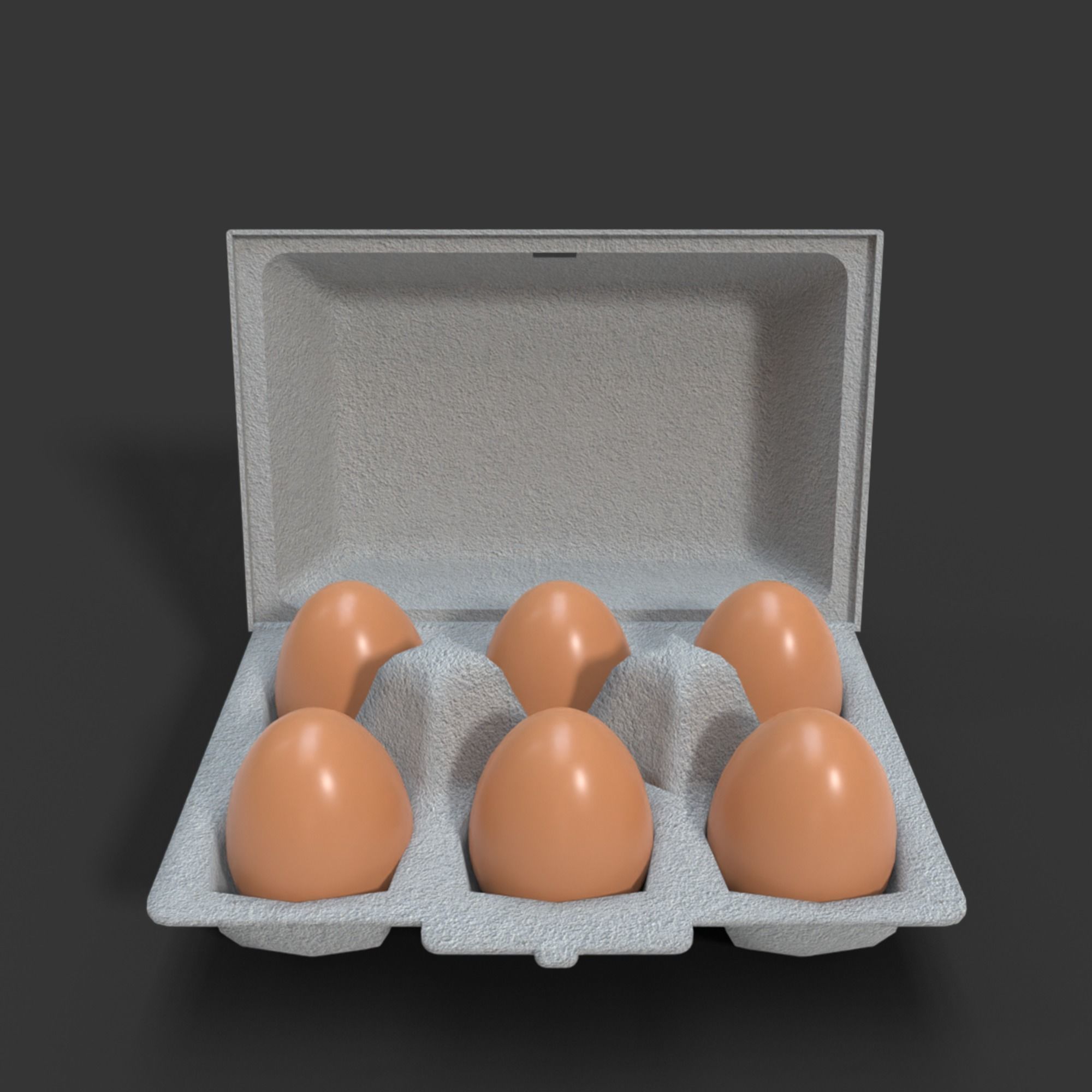 Egg Packaging - Kemasan Telur 3D model | CGTrader