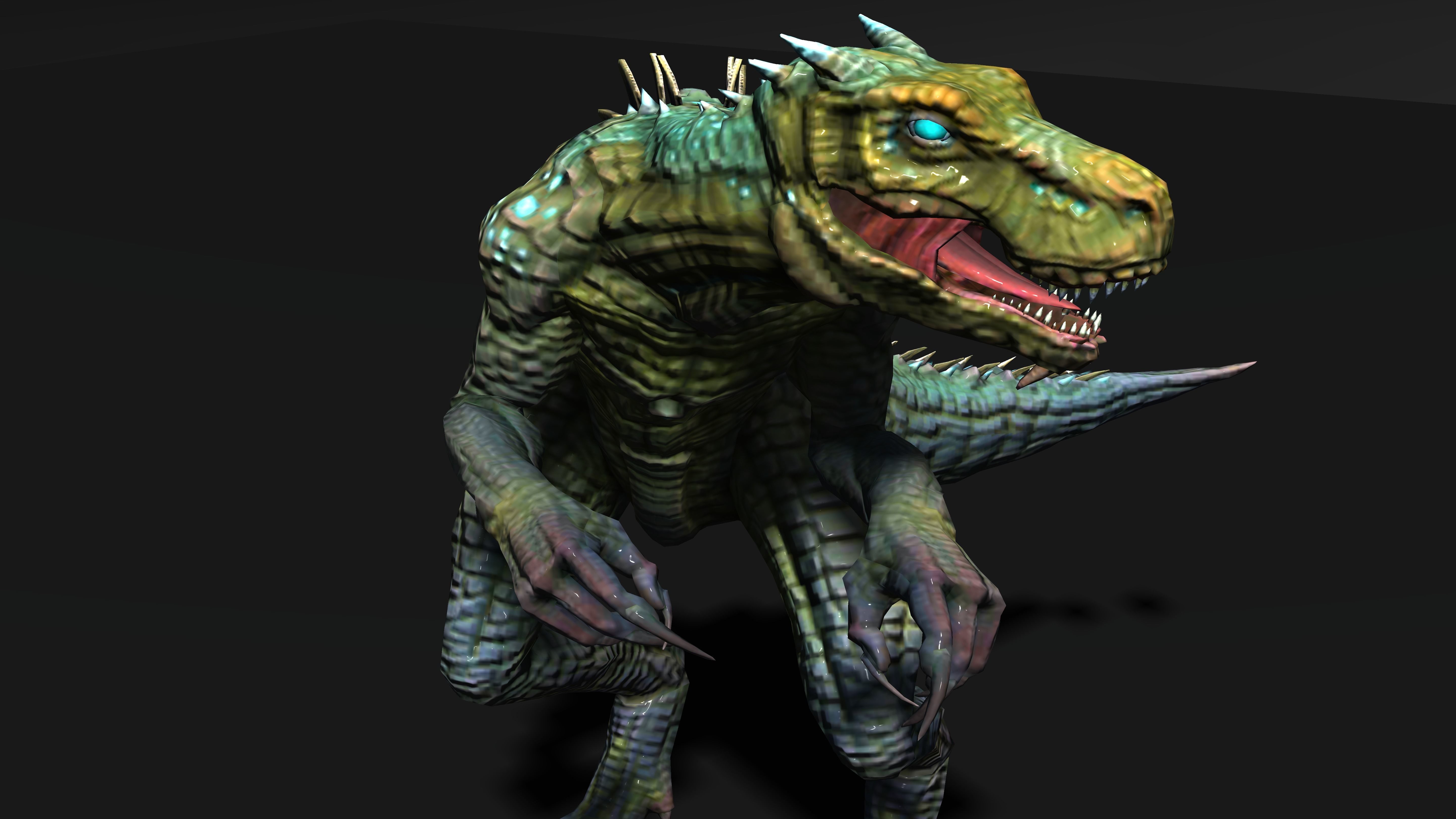 Raptor Animated 3d model 3D model animated rigged | CGTrader
