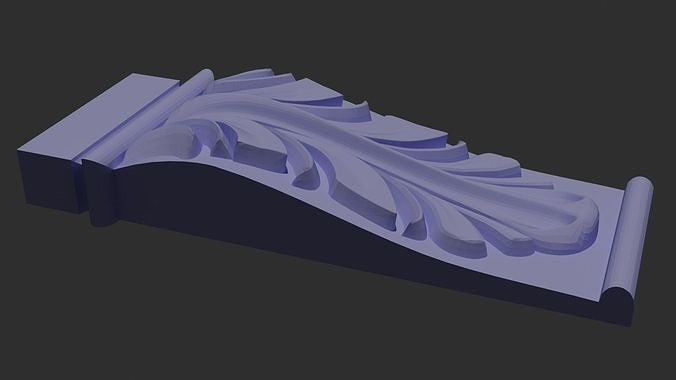 Decorative Bracket 3D model 3D printable | CGTrader