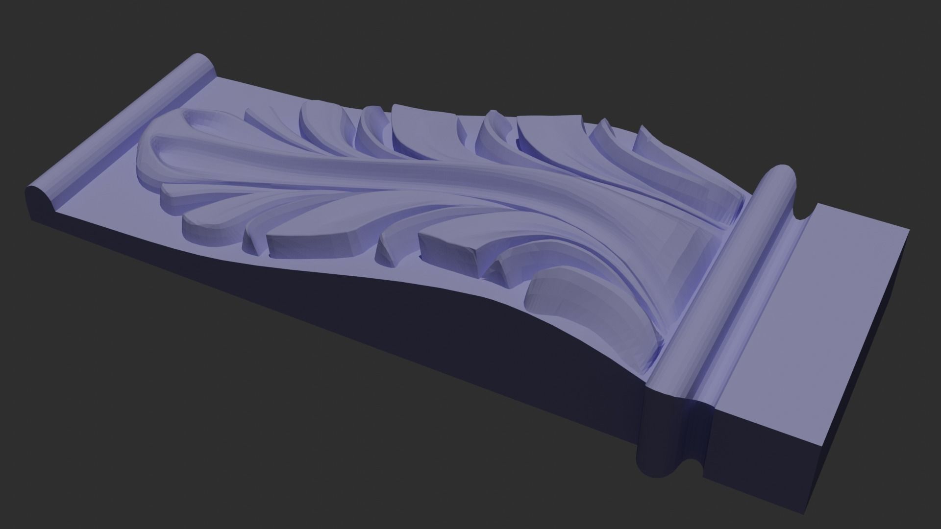 Decorative Bracket 3D model 3D printable | CGTrader
