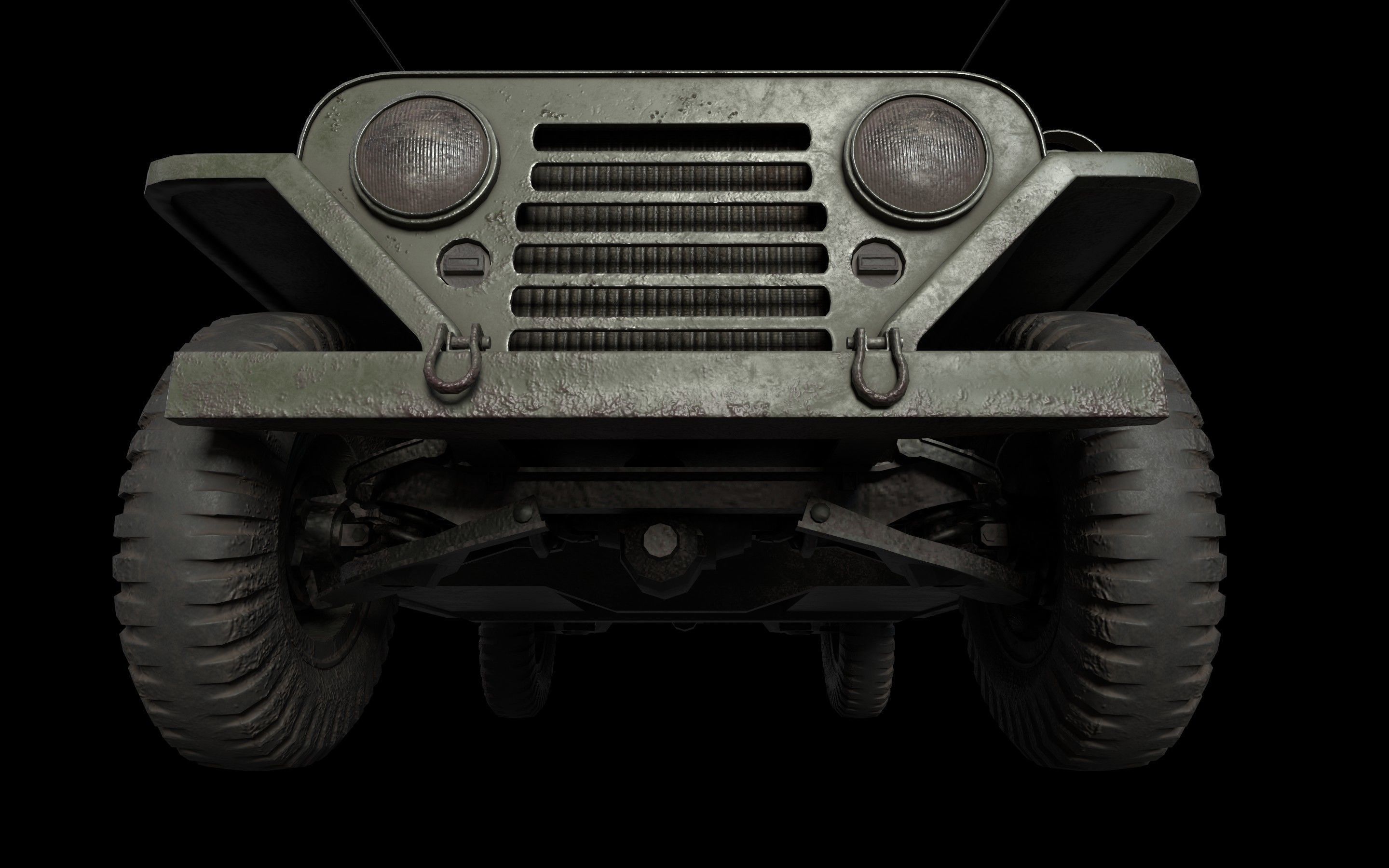 3D model JEEP M151 MUTT VR / AR / low-poly | CGTrader