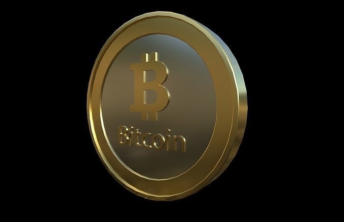 Bitcoin 3D model | CGTrader