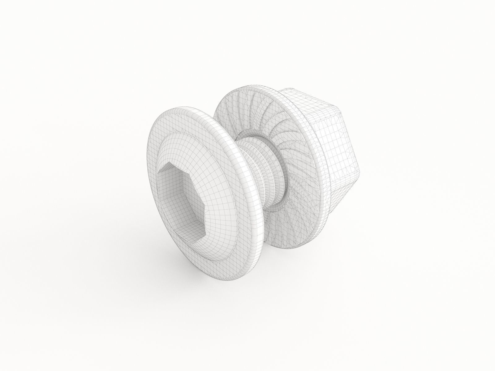 Screw 19 3D model | CGTrader