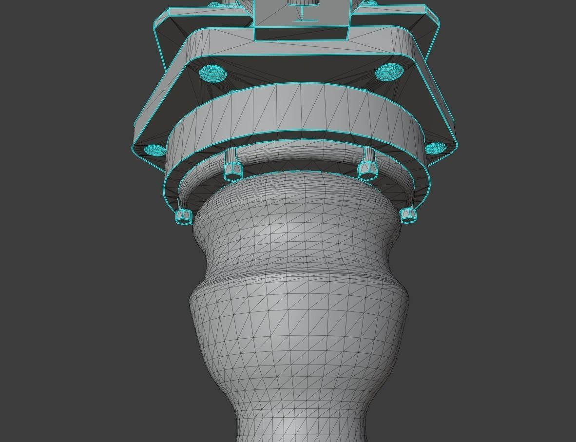 R-4D Rocket engine 3D model | CGTrader