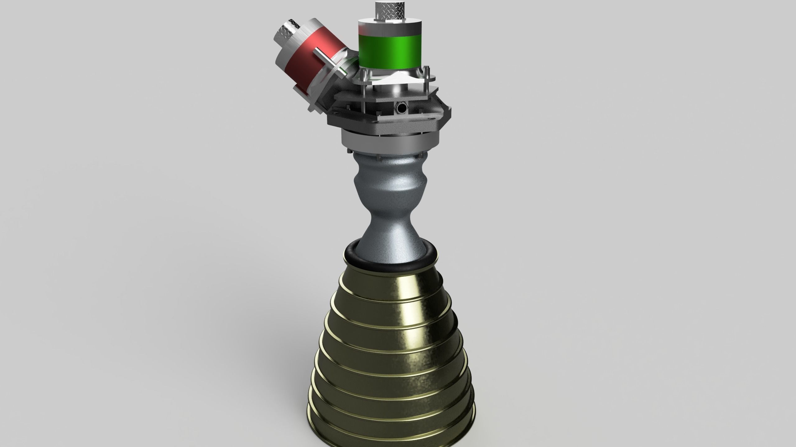 R-4D Rocket engine 3D model | CGTrader