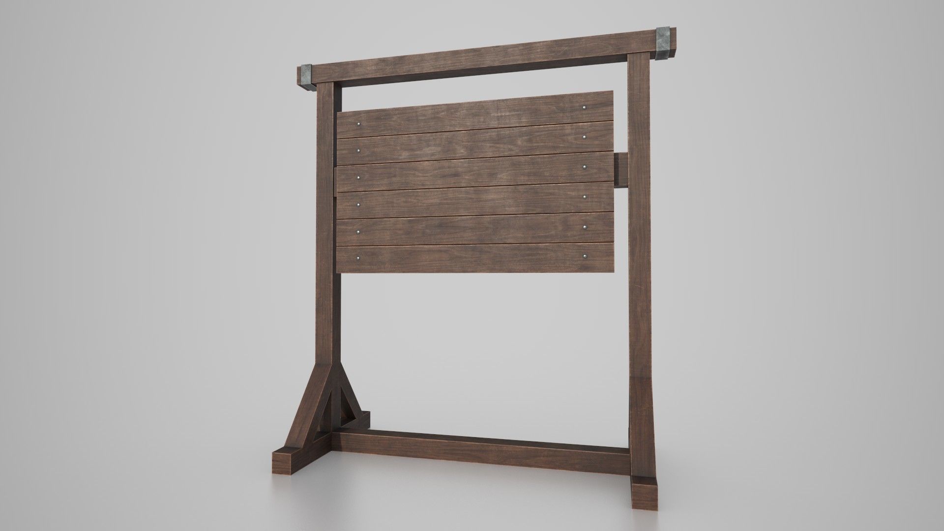 3D model Medieval Signboard v3 VR / AR / low-poly | CGTrader