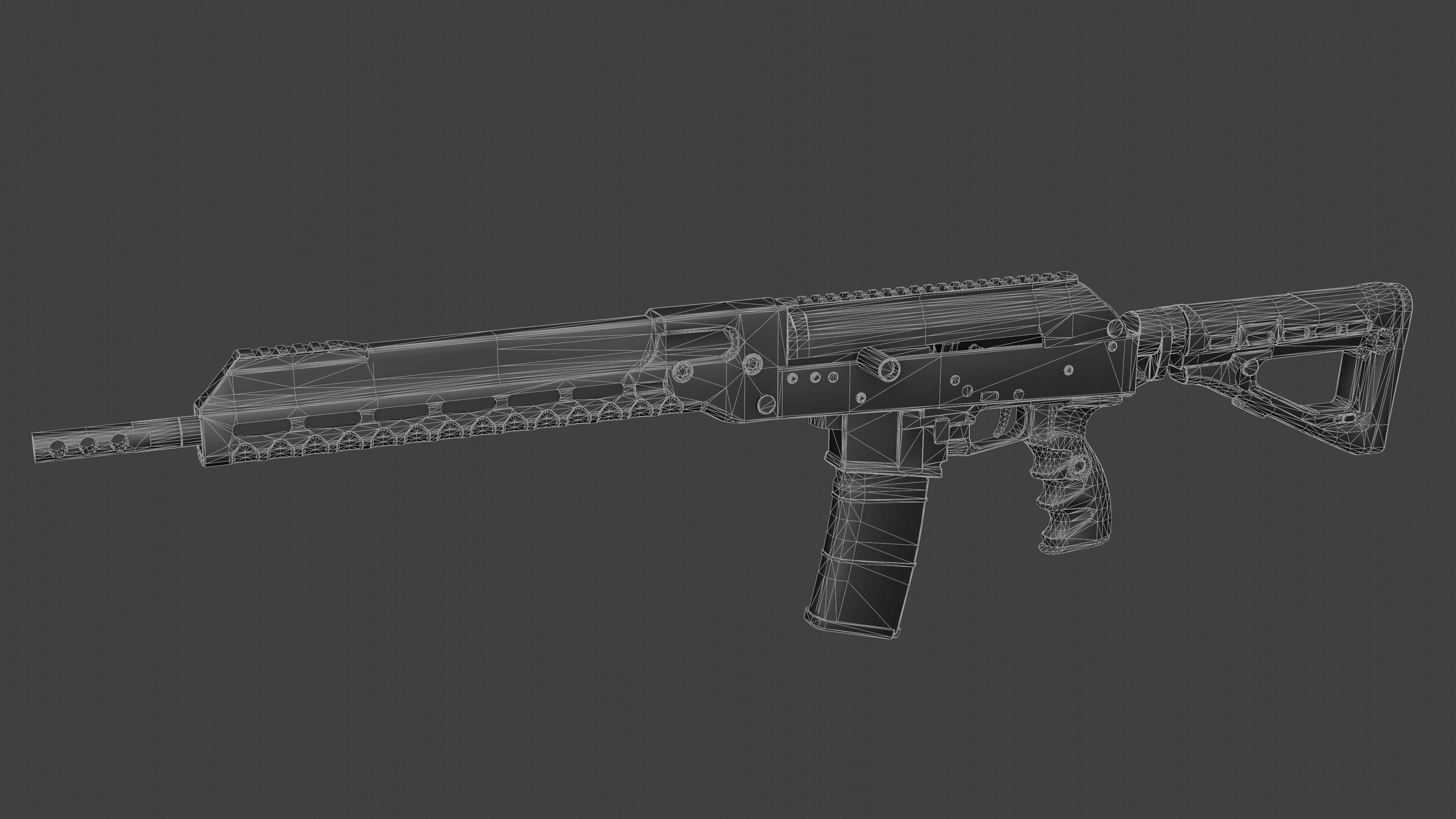 3D model Kalashnikov SR1 VR / AR / low-poly | CGTrader