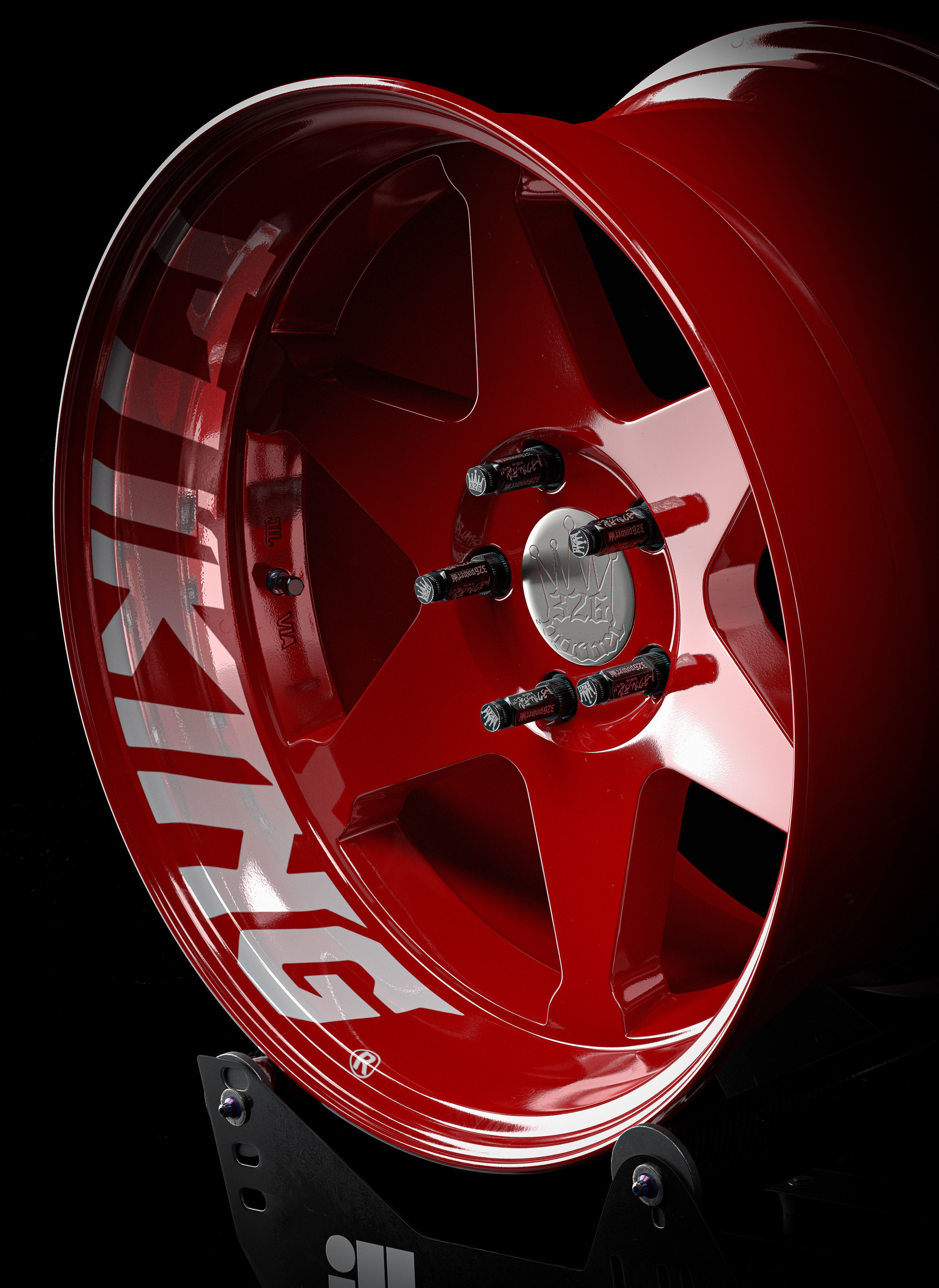 326 Power Yabaking car rim 3D model | CGTrader