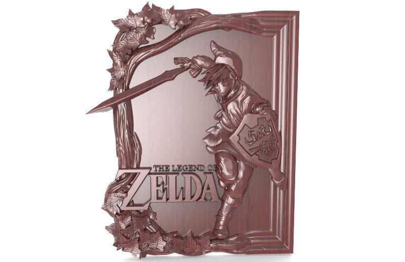 Zelda Link CNC 4 3D model 3D printable | CGTrader