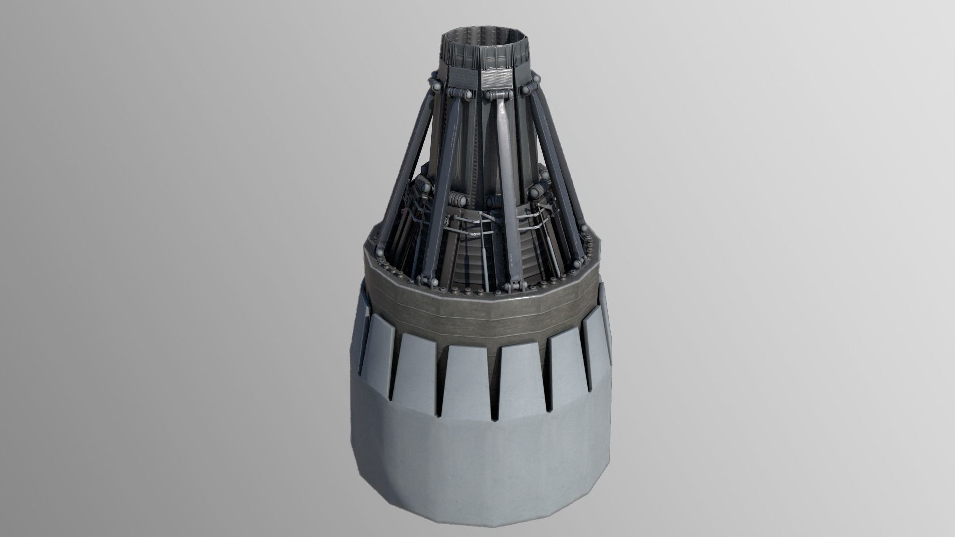 3D model Rocket Thruster Engine VR / AR / low-poly | CGTrader