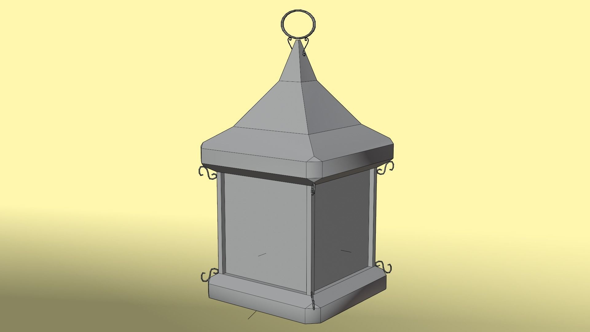 3D model Stylized lantern PBR Game ready VR / AR / low-poly | CGTrader