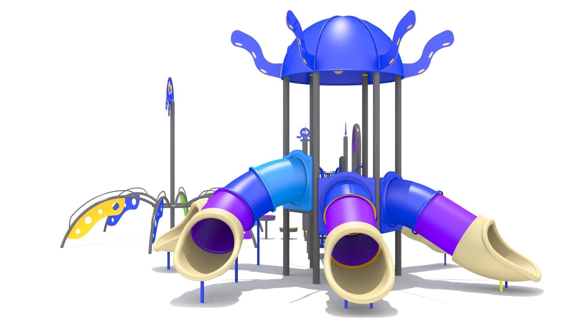 3D model Octopus Playground VR / AR / low-poly | CGTrader