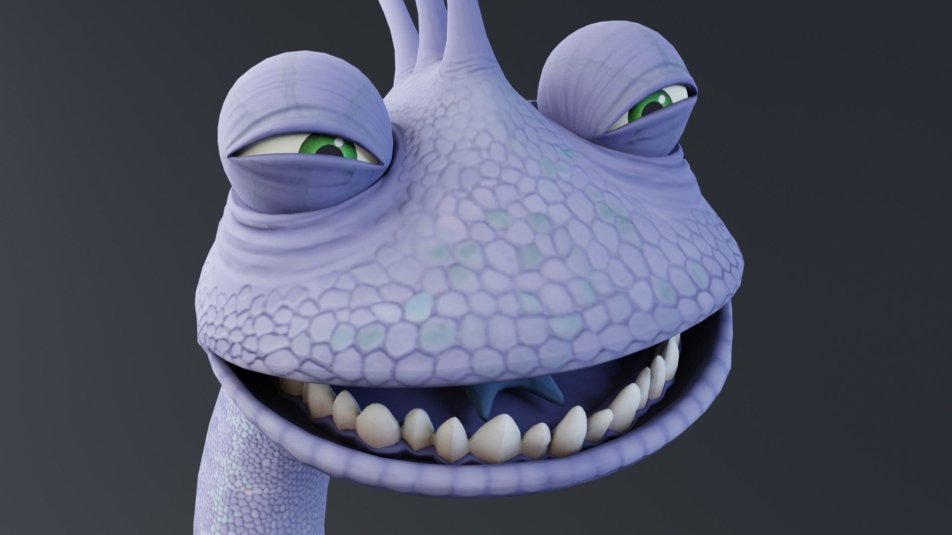 Monster inc - Rendall boggs rigged 3D model rigged | CGTrader