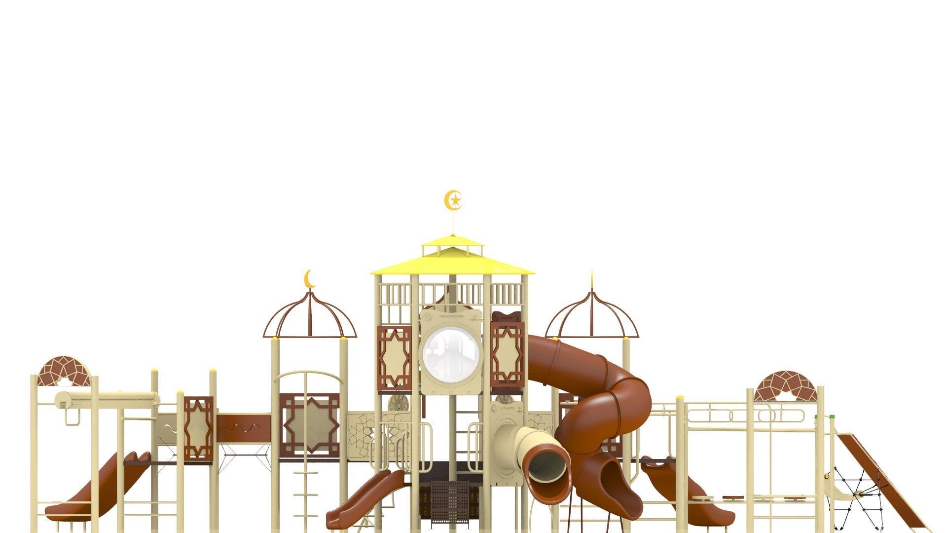 3D model Islamic Mosque Playground VR / AR / low-poly | CGTrader