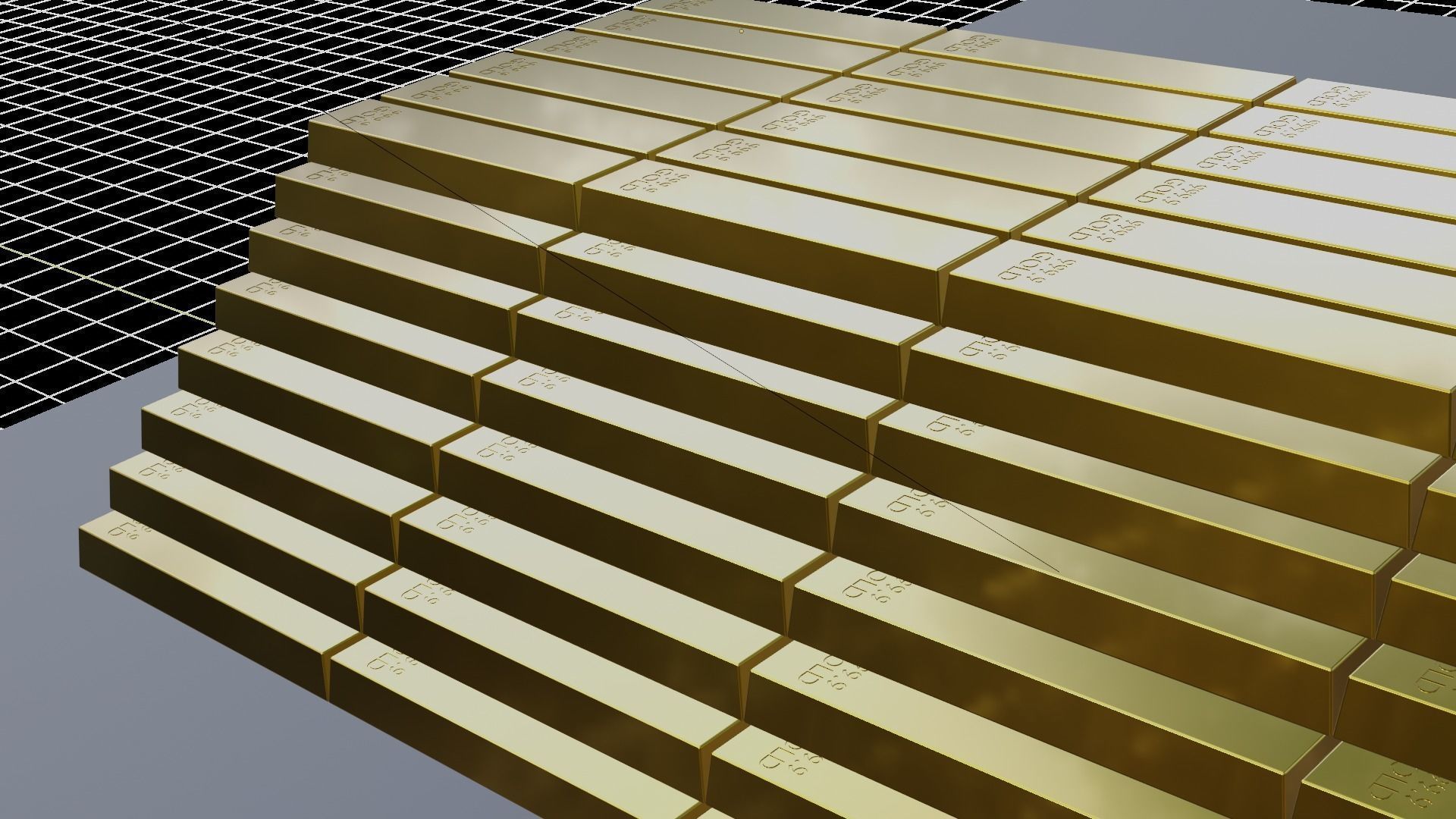 3D model Photorealistic gold VR / AR / low-poly | CGTrader