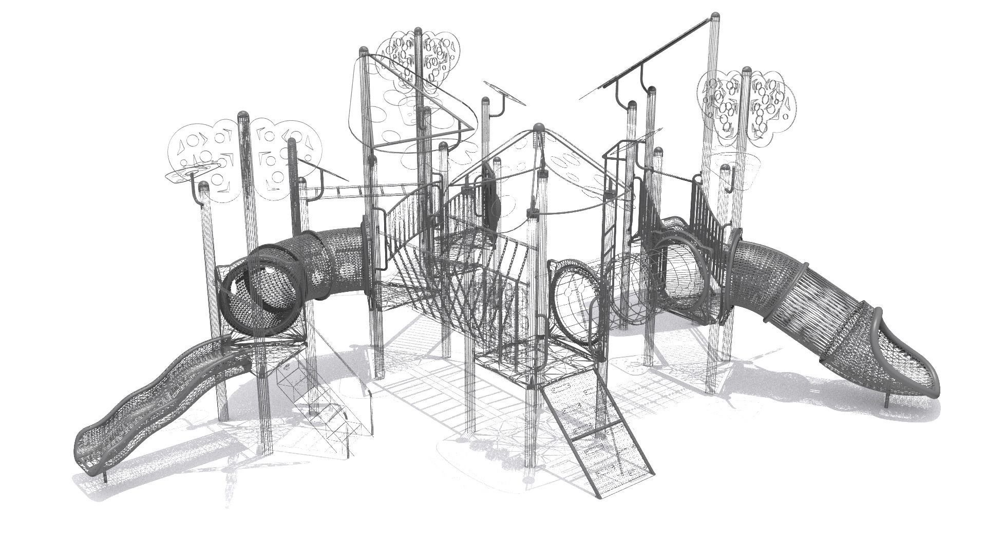 Strawberry Playground 3D model | CGTrader