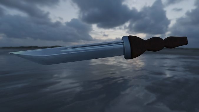 Stylized Knife ready to use 3D model | CGTrader