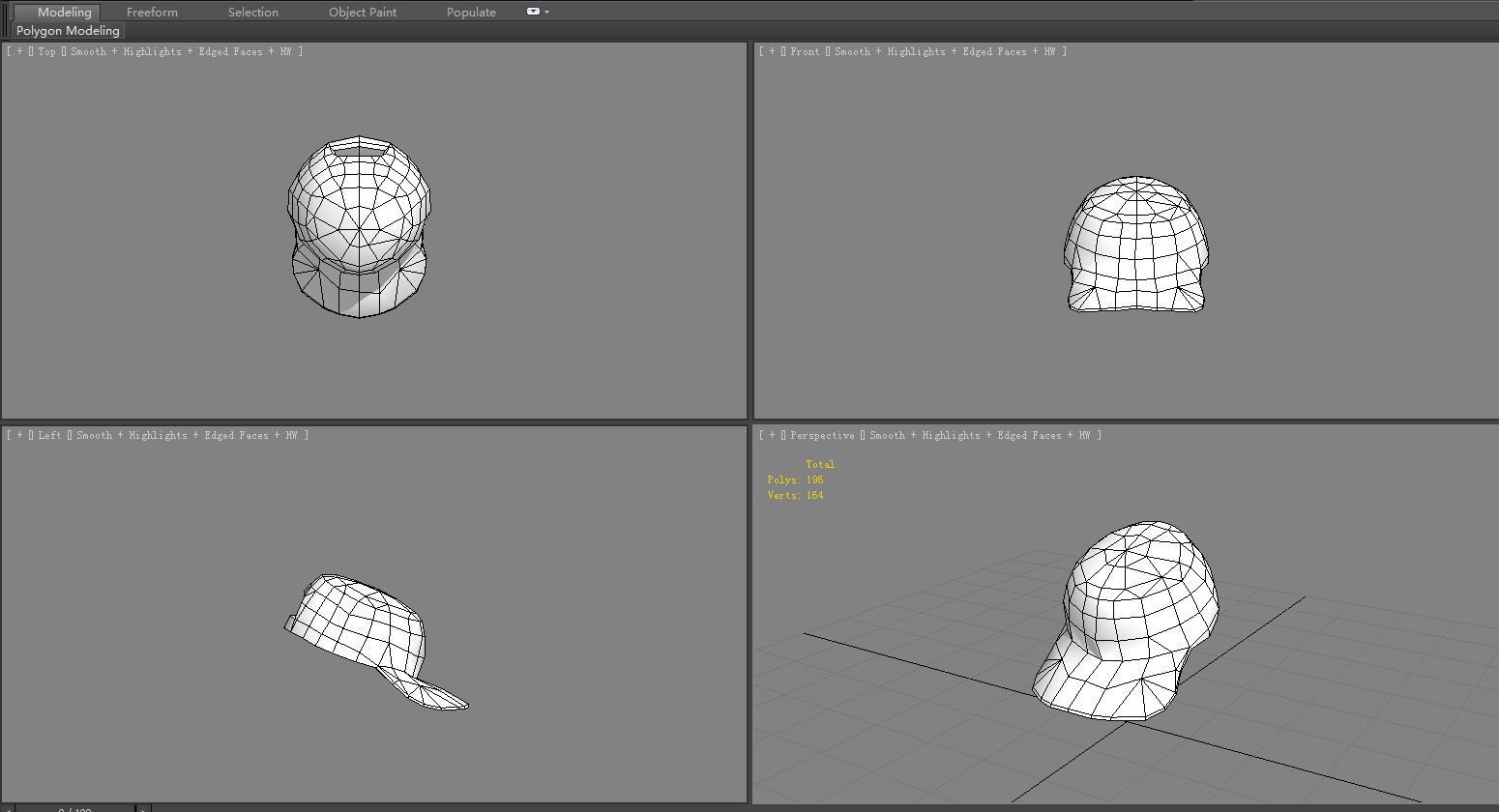 3D model Cartoon number 8 red sports cap VR / AR / low-poly | CGTrader